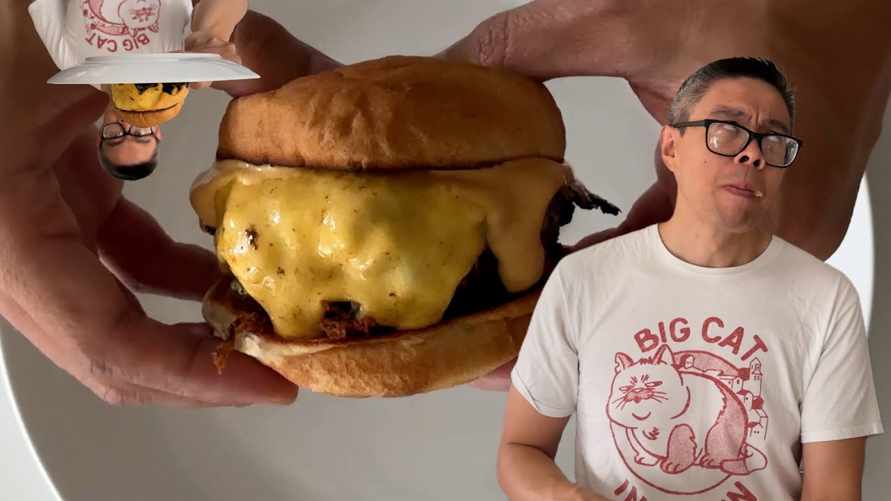 LIFE CHANGING BURGER? - Fried Gravy Burger Experiment - YouTube