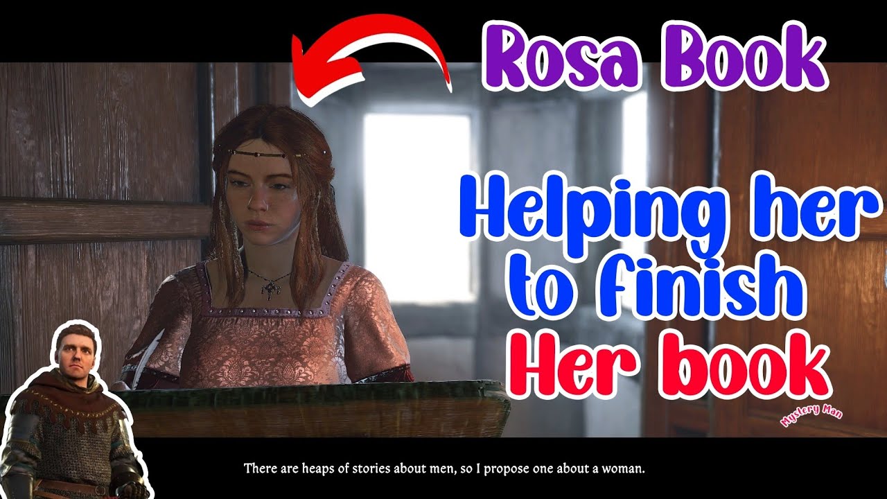 Kingdom come deliverance 2 Rosa Book | Help Lady Rosa to Finish her ...