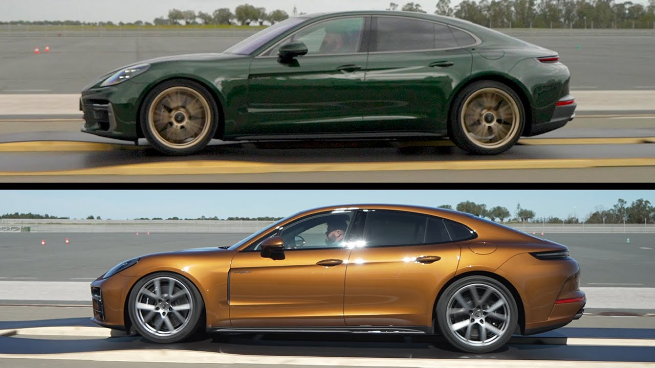 NEW 2024 Porsche Panamera – Active Ride vs Standard Chassis - YouTube