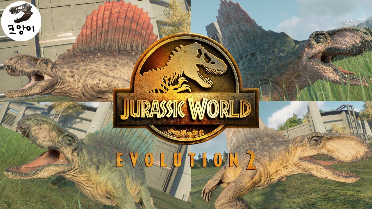 All 13 Dimetrodon Skins - Jurassic world evolution 2 - YouTube