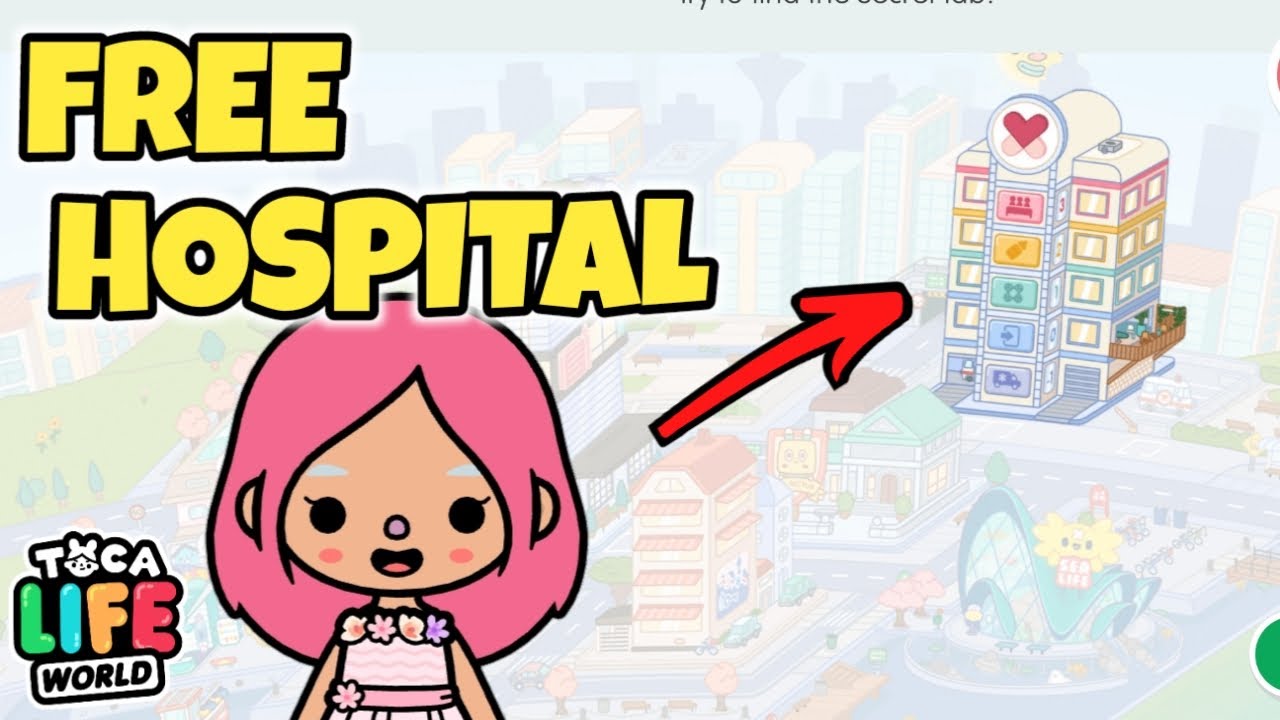 Free Hospital Building! Toca Life World Free House - with Proof - YouTube