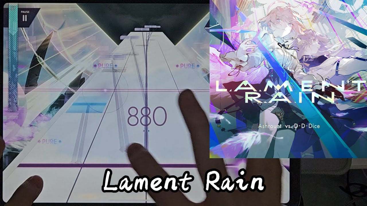【Arcaea】Lament Rain (BEYOND) PURE MEMORY (35落ち) 【4K60】@Ric3Cat - YouTube