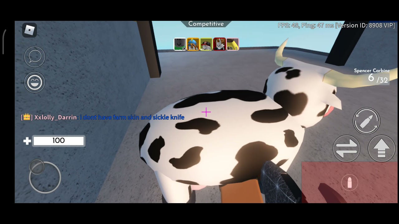 roblox arsenal talking to get cow skin (roblox arsenal) - YouTube
