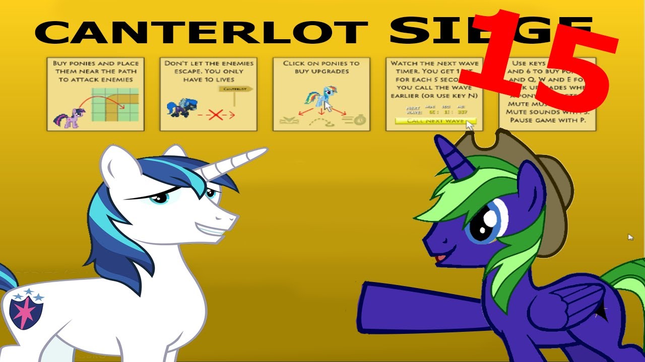 New Leaf Plays Flash Games 15 - TOWER DEFENSE PONY STYLE! - YouTube