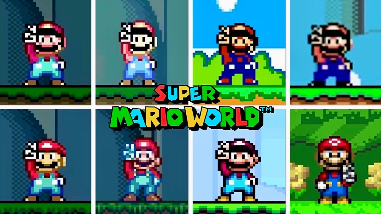 Evolution of Mario's Victory Pose in Super Mario World - Official ...