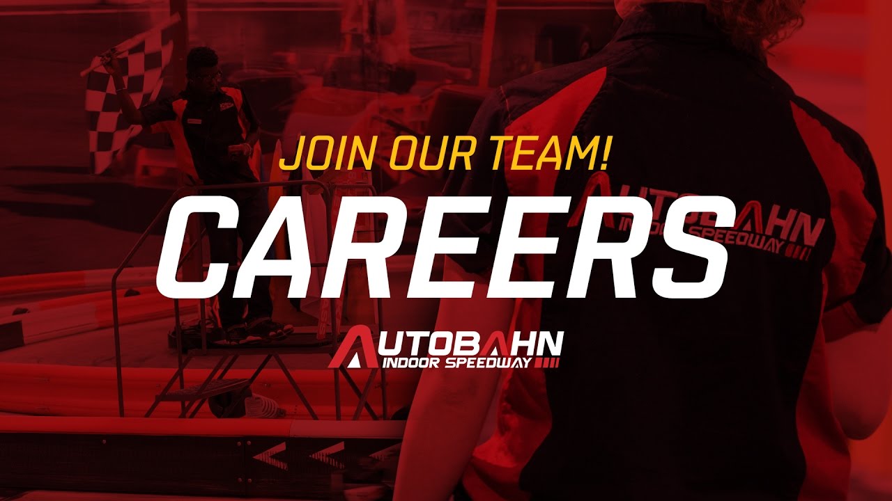 JOIN OUR TEAM! Careers - Autobahn Indoor Speedway - YouTube