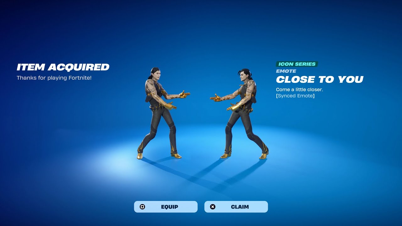 How To Get Close to You Emote NOW FREE in Fortnite! (Unlocked Close to ...