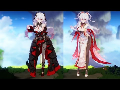 Lunar vow skin gameplay honkai impact 3 - YouTube