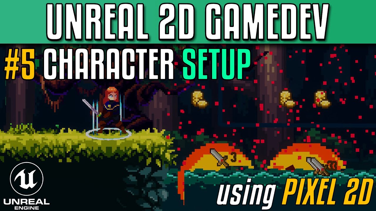 Creating 2D games with Unreal Engine using Pixel 2D - Part 5.2 ...