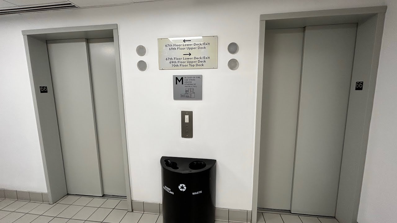 Schindler 500A Elevator At Top Of The Rock Observatory (Rock Center) In ...