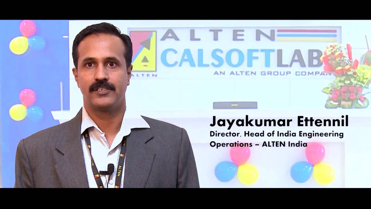 JayaKumar Ettennil - Head of India Engineering at ALTEN India - YouTube