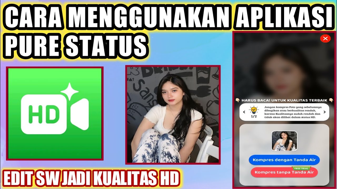 Cara Menggunakan Pure Status || Cara Pakai Pure Status - YouTube