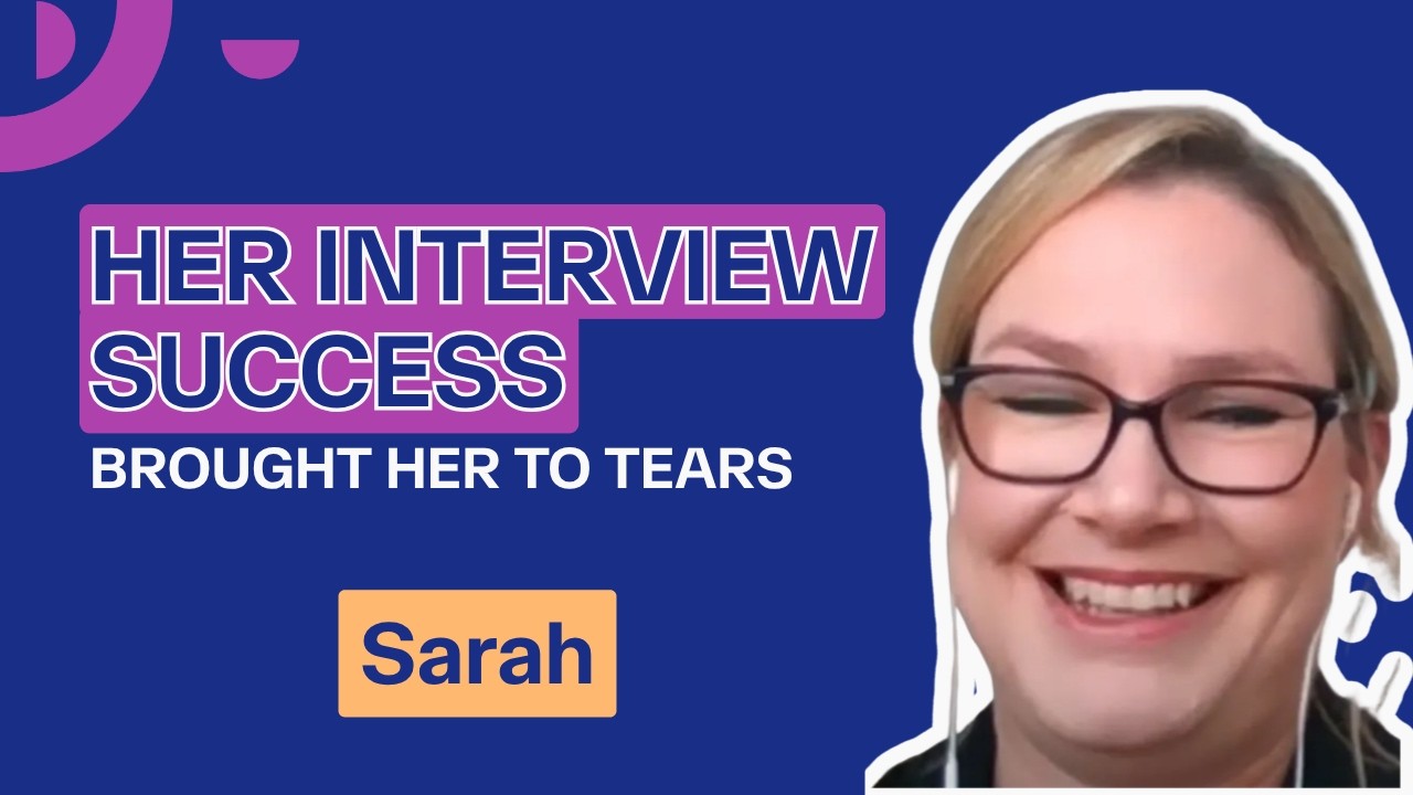Why Sarah’s Interview Success Brought Her to Tears - YouTube