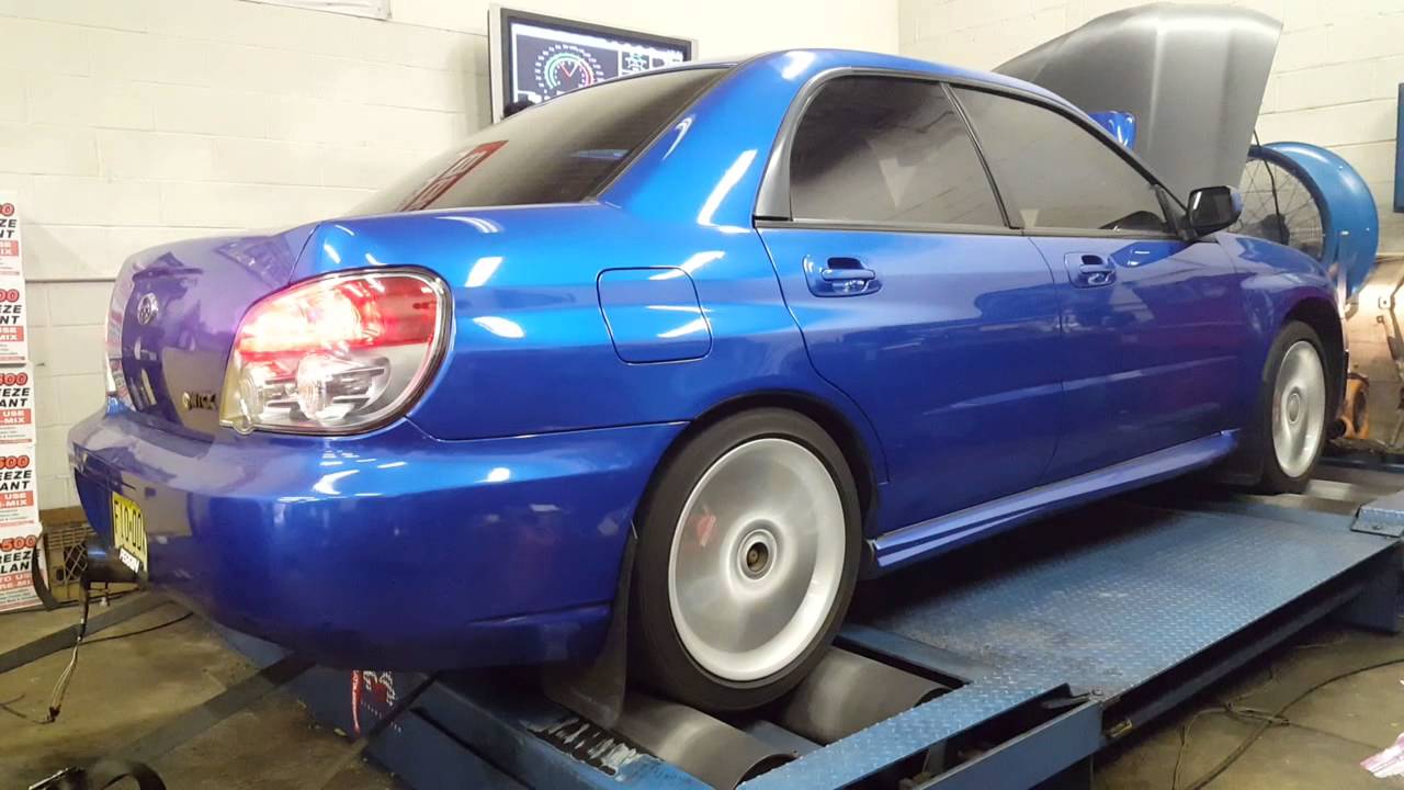 Prime Motoring JR Tuned 2006 WRX 4EAT Stage 2 Dyno Run - YouTube