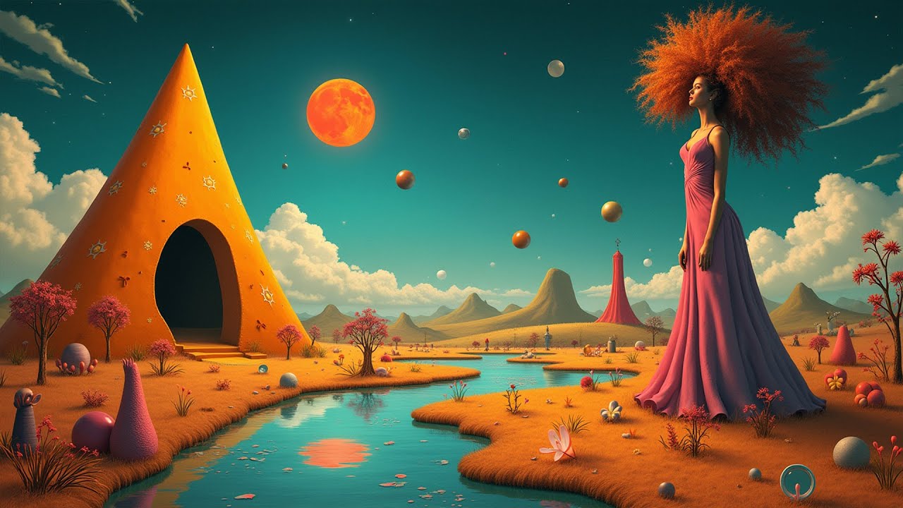 Between Imagination & Real - Surrealist AI Animation Music Video - YouTube