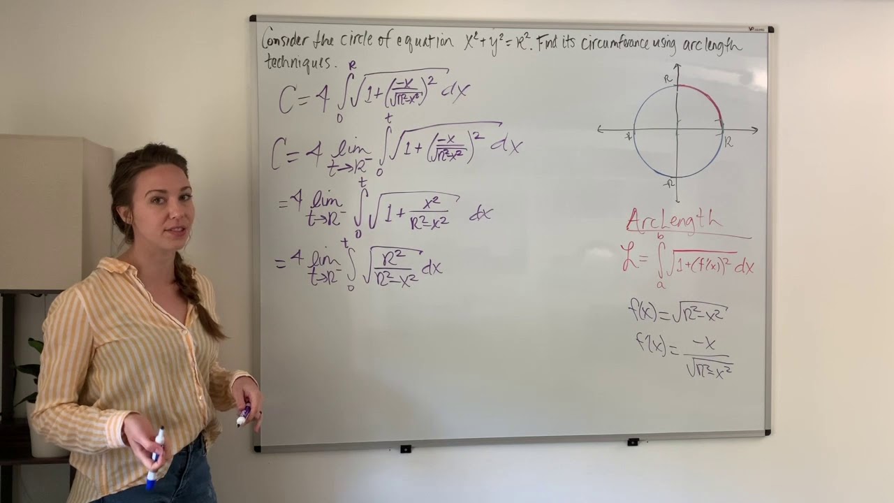 Applications of Integration: Arc Length Example 2 - YouTube