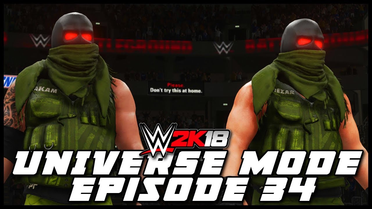 Wwe 2k18 Universe Mode Battleground Ppv Part 2 3 34 Youtube