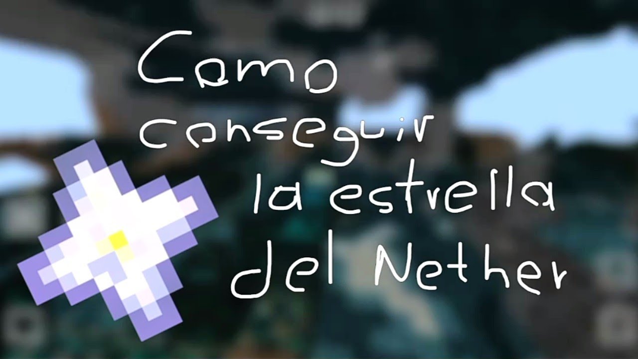 Como conseguir la estrella del Nether fácilmente en #minecraft - YouTube