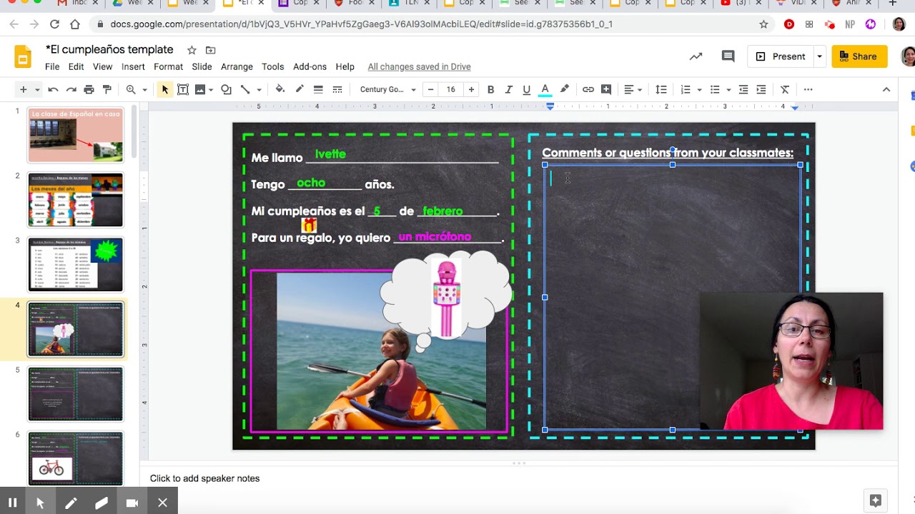How to fill in a template - YouTube