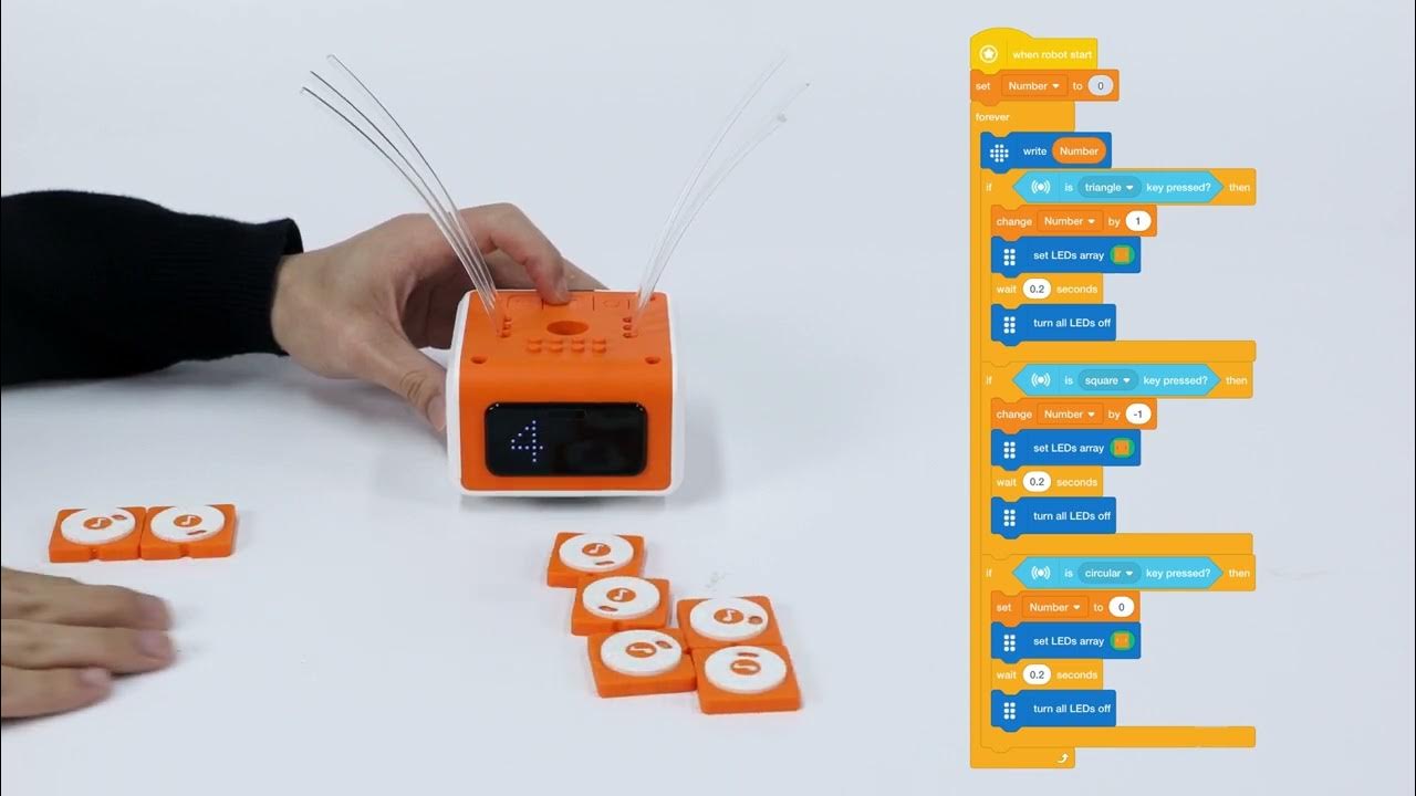 D11 The Counter Activity Cards for Matatalab VinciBot Coding Robot Set - YouTube