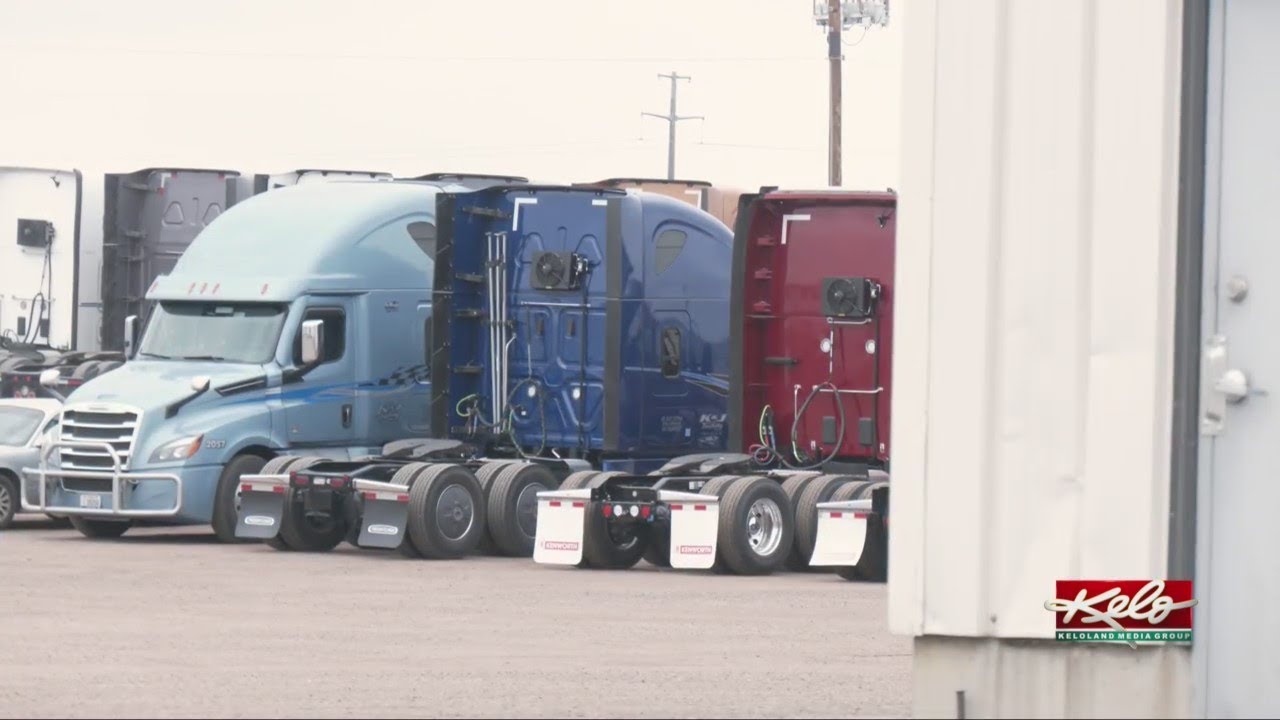Trucking company purchase brings new driver jobs to South Dakota - YouTube