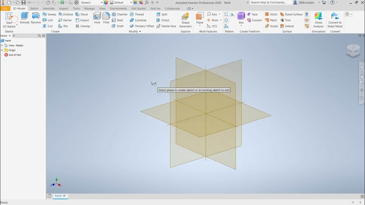 Autodesk Inventor | Basic Tips and Tricks | Tip No. 1 - YouTube