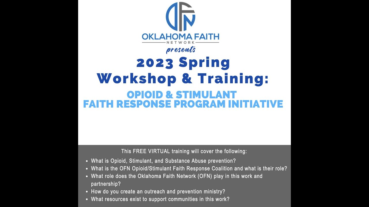 Opioid/Stimulant Faith Response Training and Workshop - YouTube