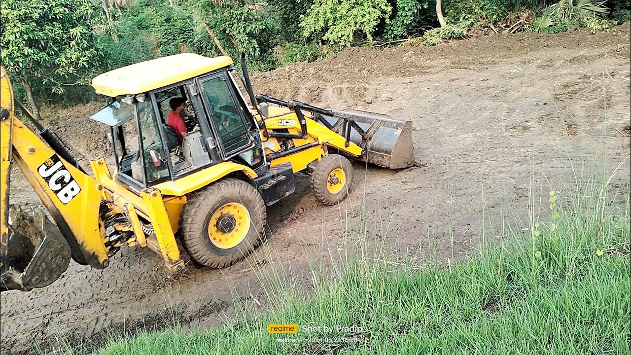 khet level JCB Machine - YouTube