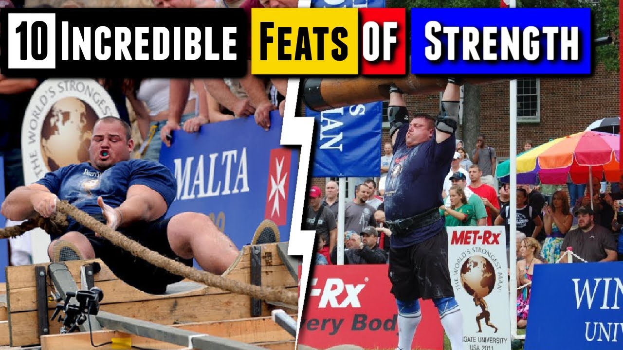 10 of the Best Event Performances in Strongman - YouTube