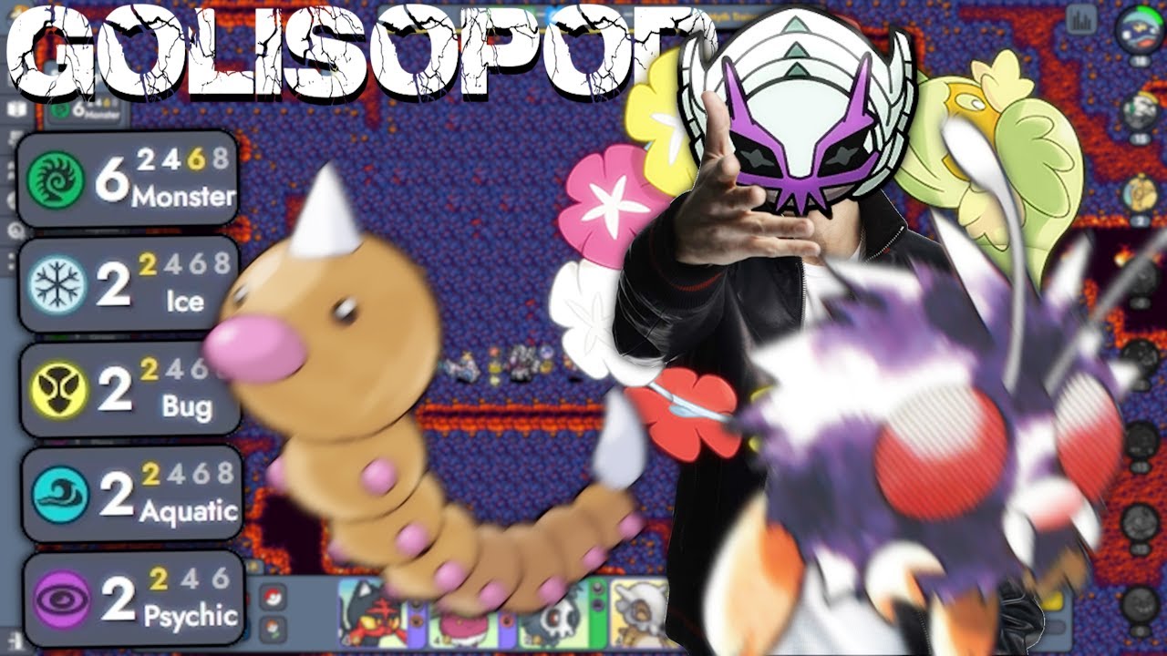 COMFEY + MONSTER 6 GOLISOPOD = BUG THROWING PARTY IN POKEMON AUTO CHESS ...
