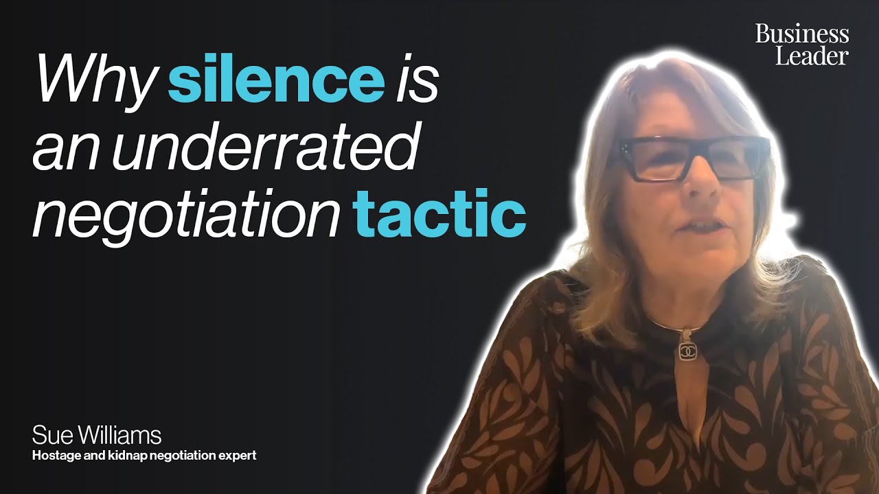 Sue Williams: Why silence is the most underrated negotiation tactic ...