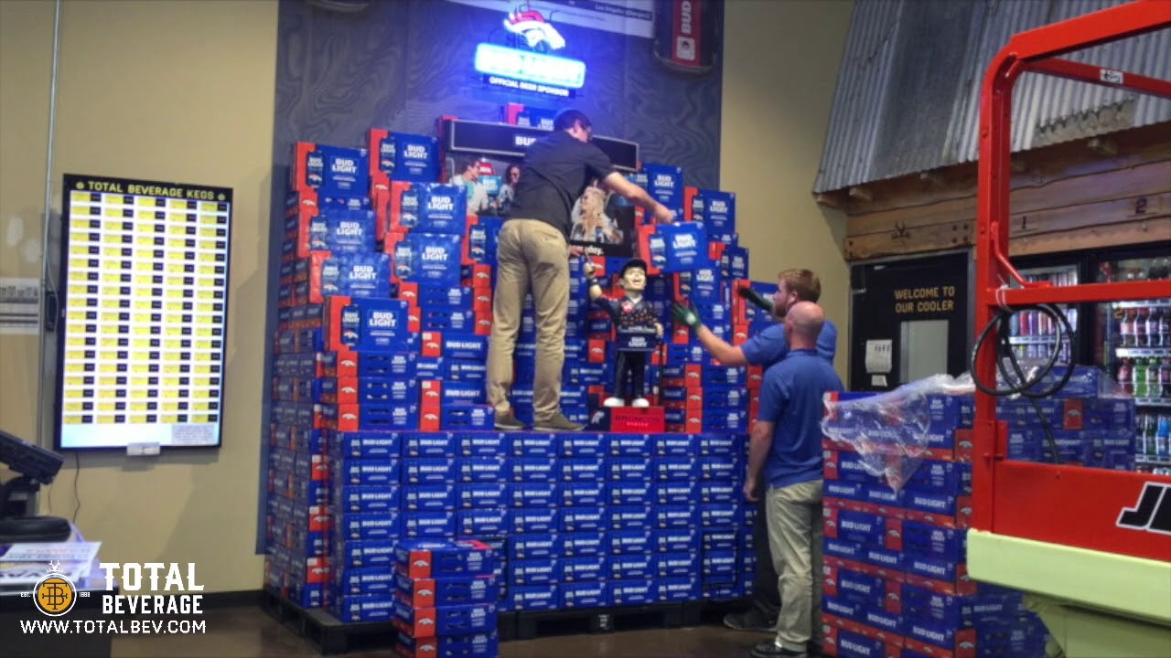 Bud Light Display at Total Beverage - YouTube