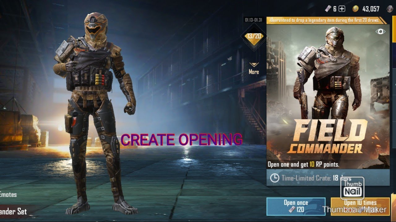 PUBG MOBILE NEW OUTFITS CREATE OPENING 2020 PUBG MOBILE CREATE OPENING ...