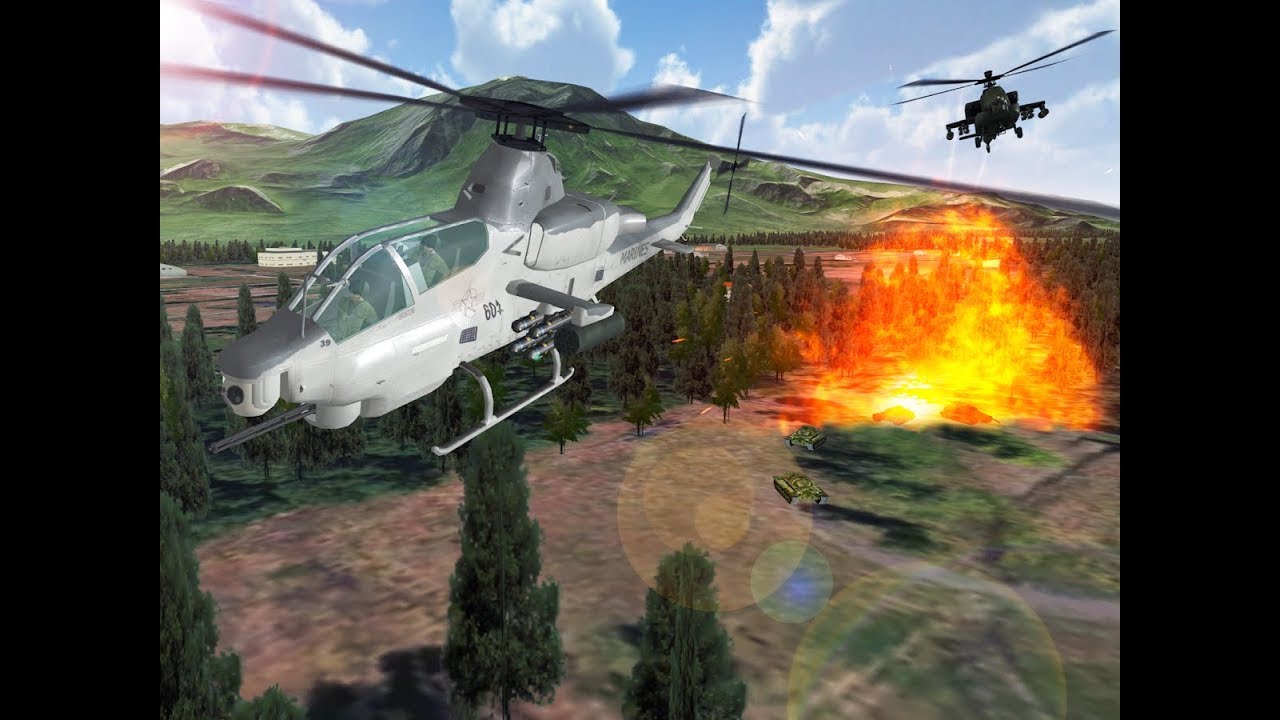 AH-1 Viper Cobra Ops - helicopter flight simulator (Android Game) - YouTube