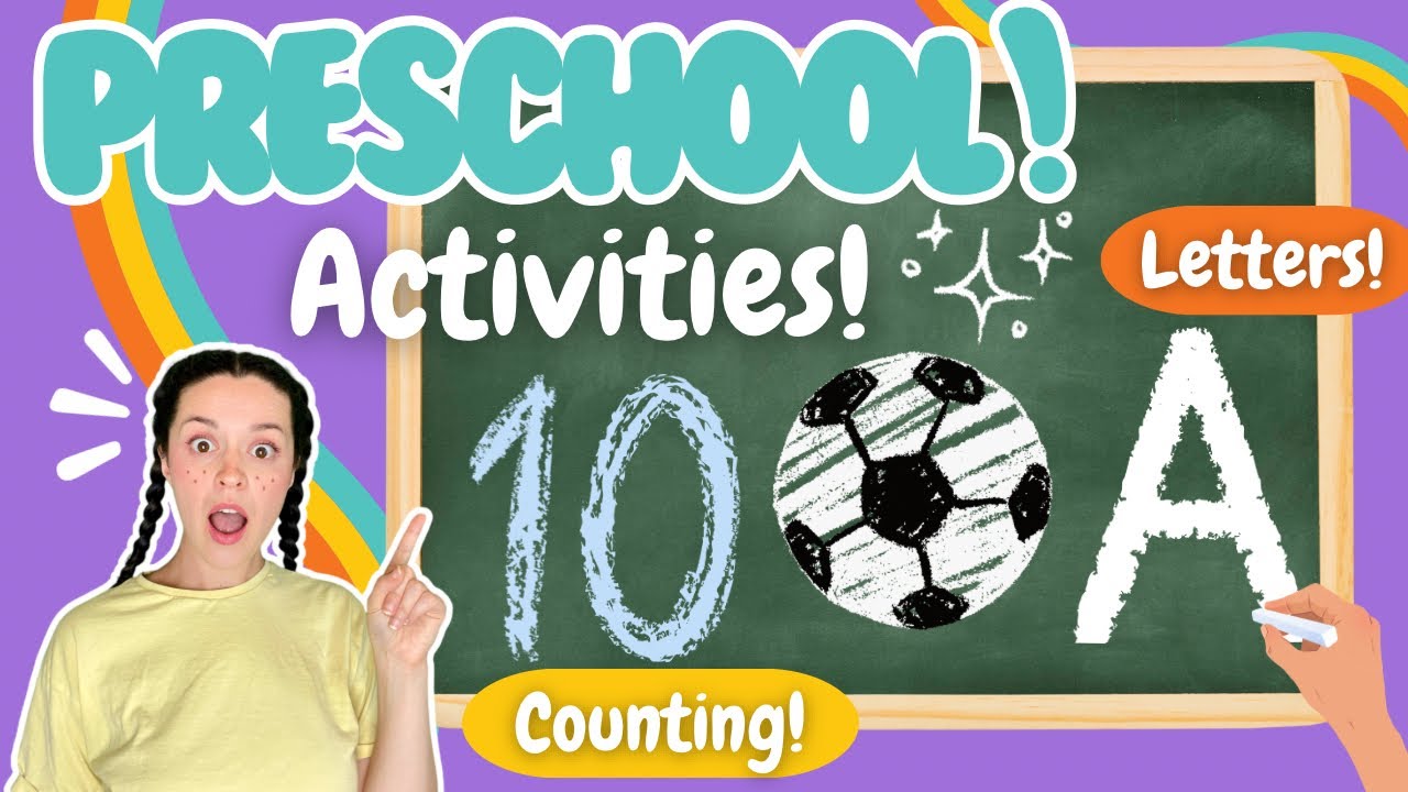 90 Minutes Preschool Learning Fun! | Alphabet & Colours! | Counting ...