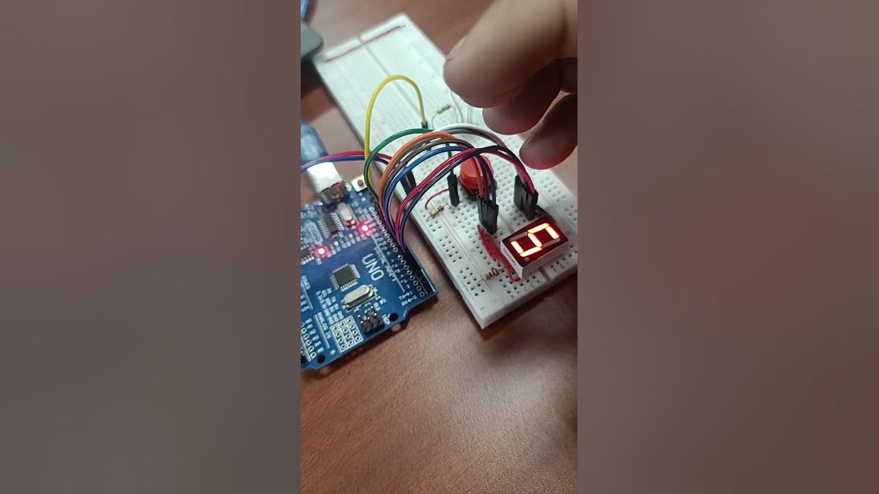 Programación del segundo Ejercicio conteo automático 9 al 0 (Arduino ...