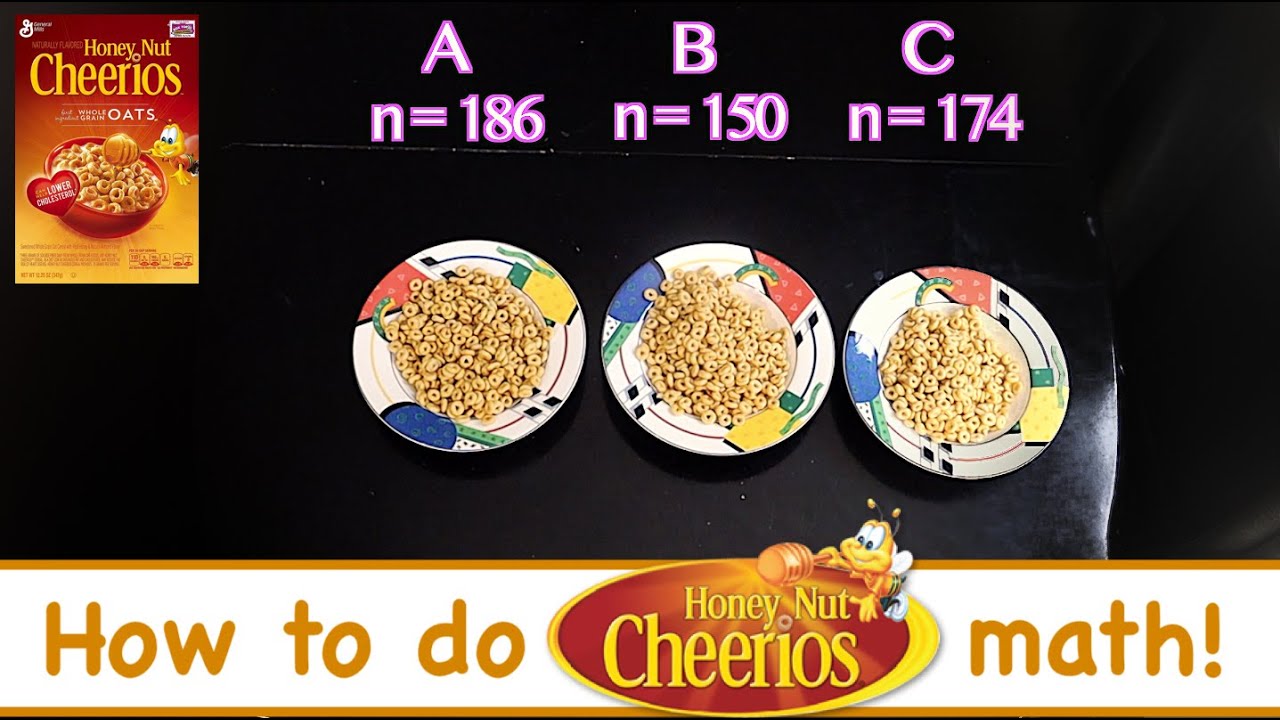 How to do Cheerio math (Honey Nut statistical analysis) - YouTube