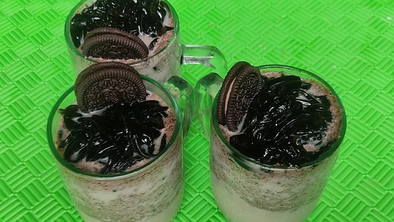 hanya bahan oreo bisa jadi minuman enak dan segar - YouTube