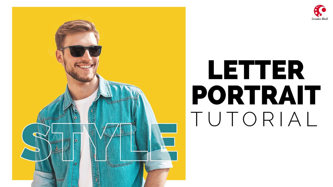 Letter Portrait Photoshop Tutorial - YouTube