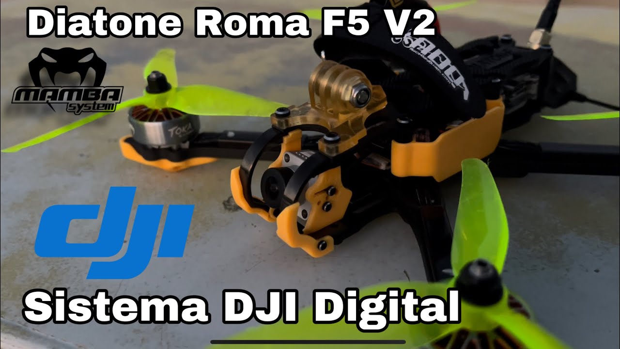 Diatone Roma F5 V2 DJI Digital Caddx Vista Unboxing & Prueba de Vuelo ...