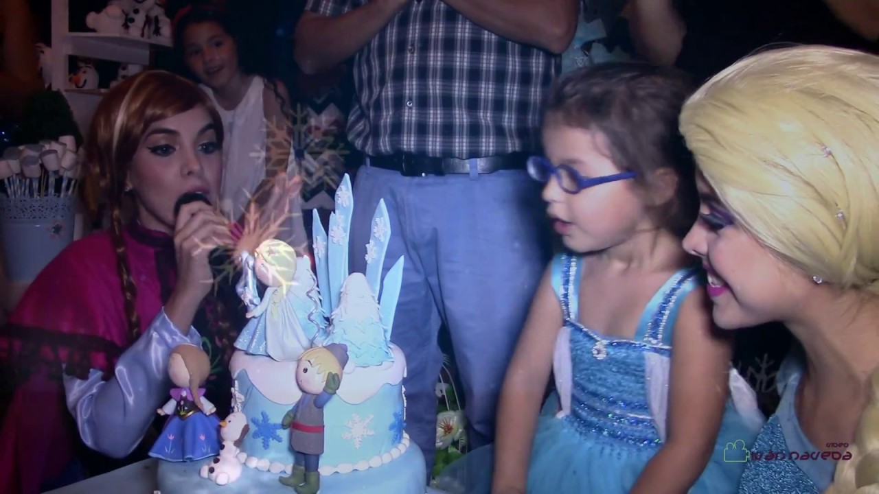 Mis 4 Añitos. Luana. Show Frozen - YouTube