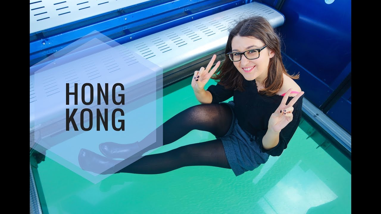 Taking the Glass-bottom Cable Car in Hong Kong!!! | HK Day 2 - YouTube