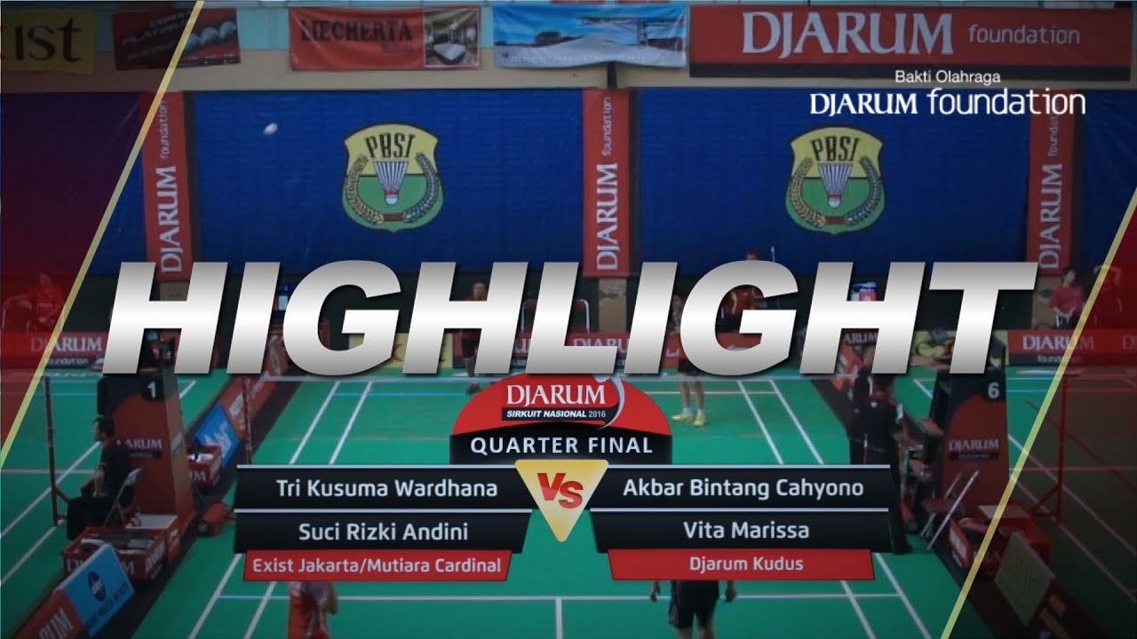 Akbar Bintang C./Vita Marissa (Djarum Kudus) VS Tri Kusuma W./Suci ...