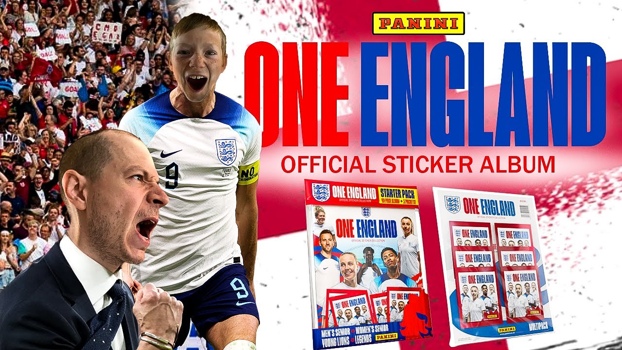 BRAND NEW One England Football Sticker Collection Starter Pack ...