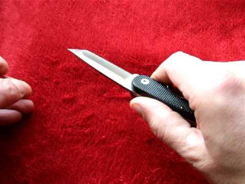 Cold Steel Ultra Lock-Tanto Folder - YouTube