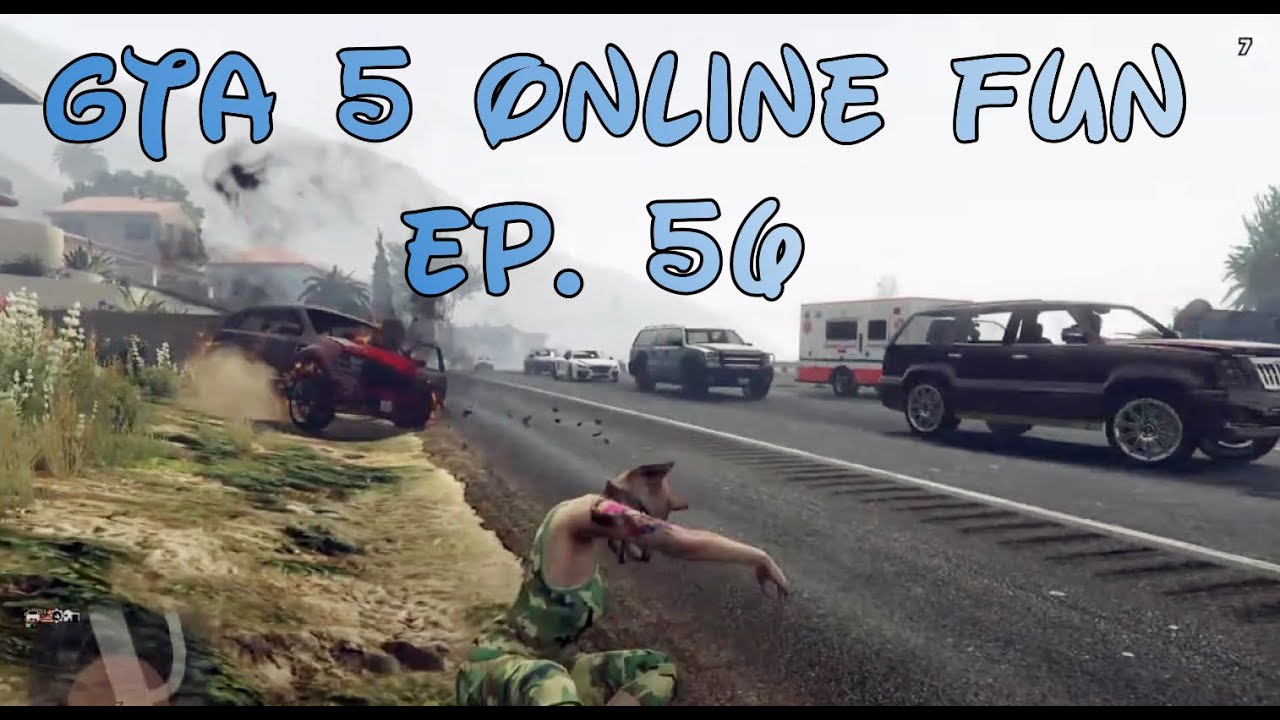Traffic Mayhem - GTA 5 Online Fun (w/ Friends!!) - Ep. 56 - YouTube