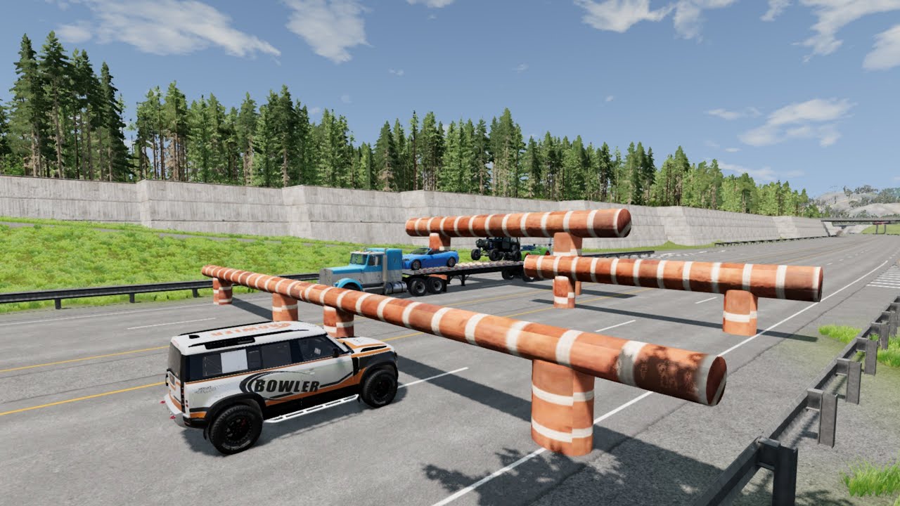 My First BeamNG.drive Video - Car vs Low Pipes - BeamNG.drive - YouTube