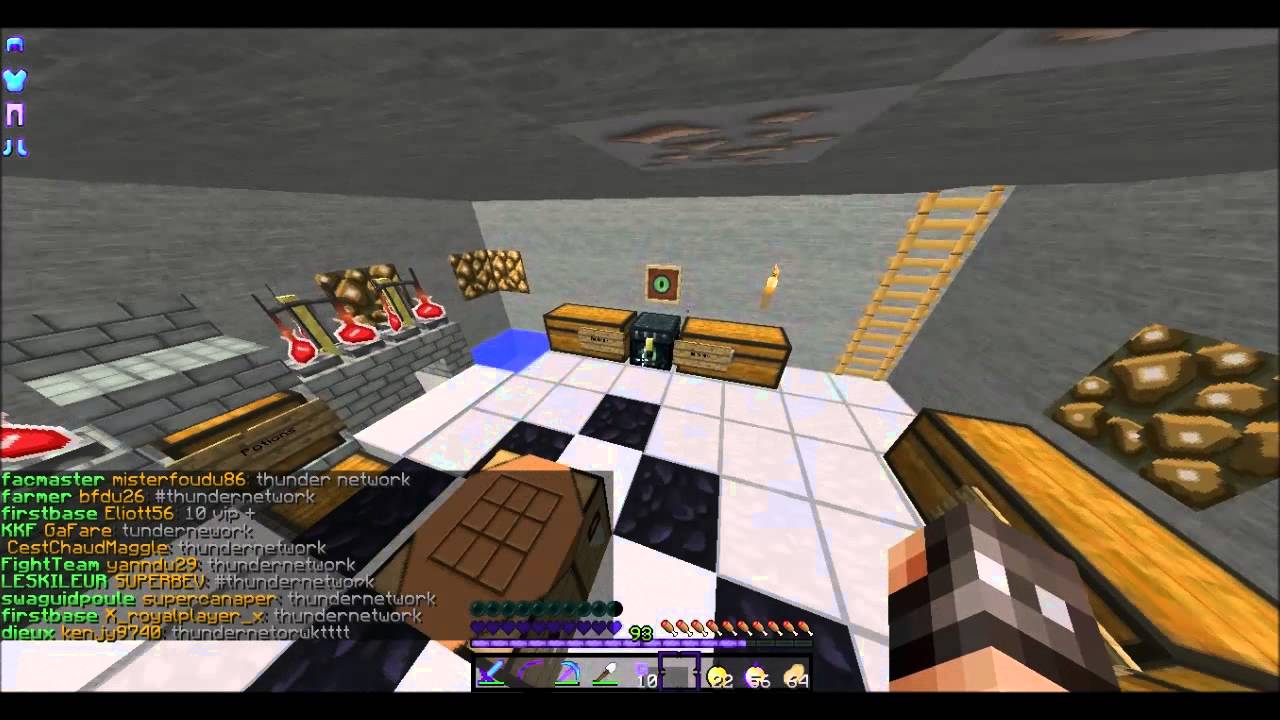 Minecraft Give All Faction Thundernetwork Gagner Le VIP YouTube Minecraft Give All Faction Thundernetwork Gagner Le VIP YouTube