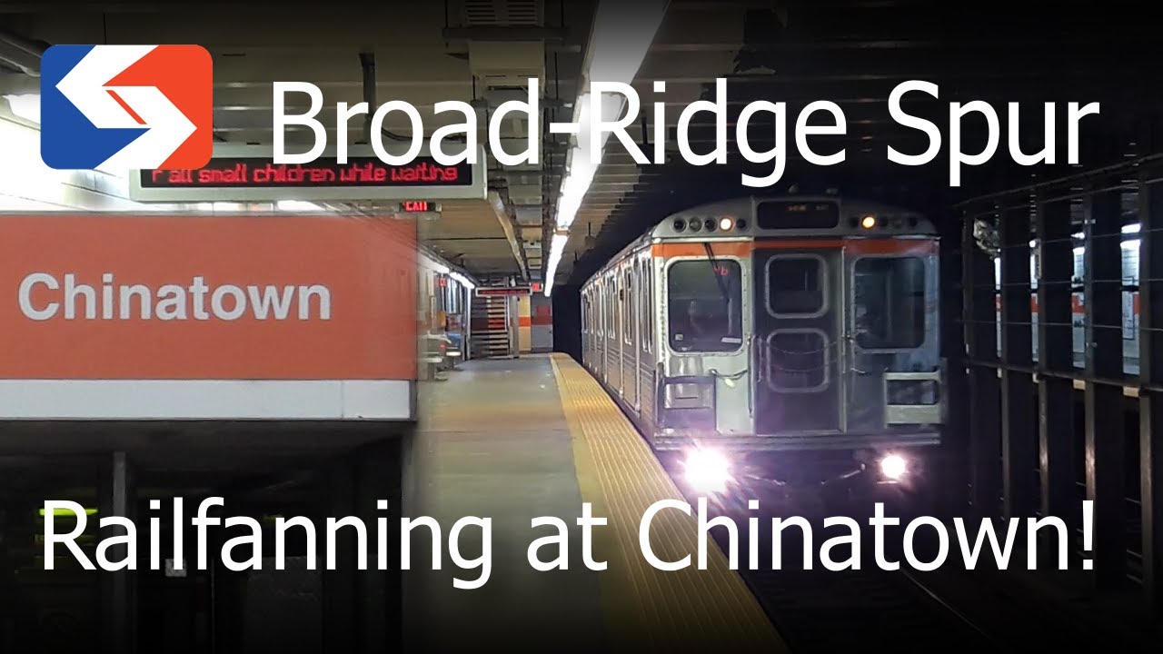 SEPTA Broad-Ridge Spur: Railfanning at Chinatown! - YouTube