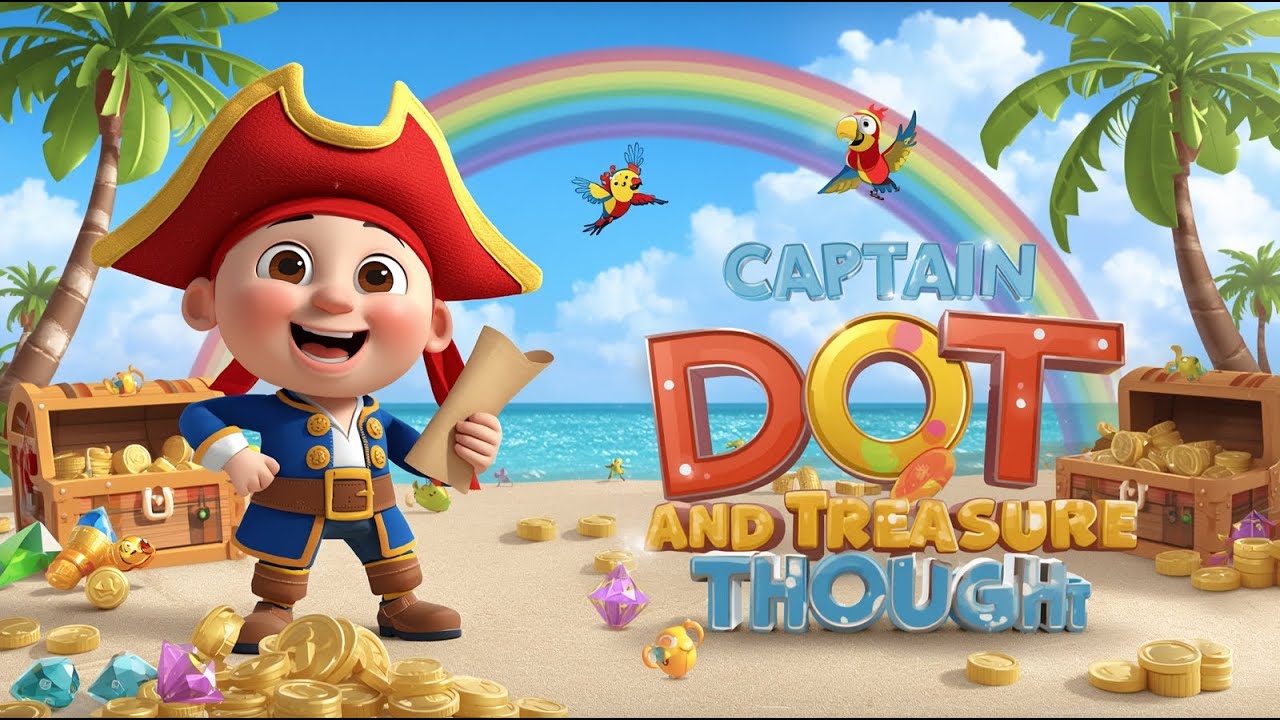 Captain DOT's MAGICAL Treasure Adventure 🏴‍☠️ | Fun Nursery Rhyme For ...
